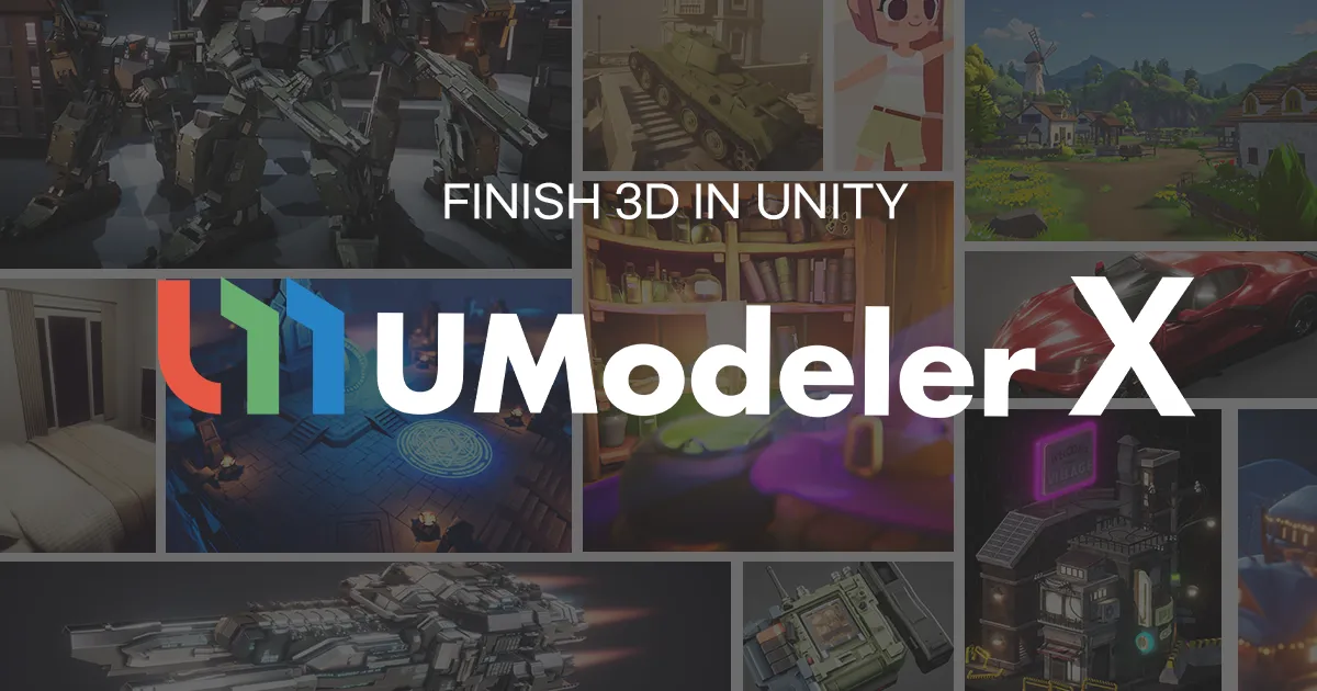UModeler X - Your 3D Assistant in Unity